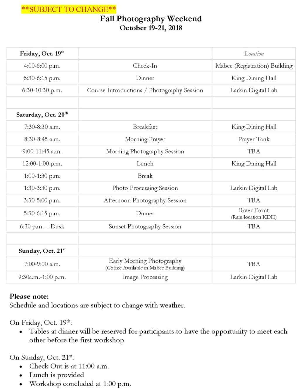 Fall Photography Weekend • Presbyterian Mo-Ranch Assembly