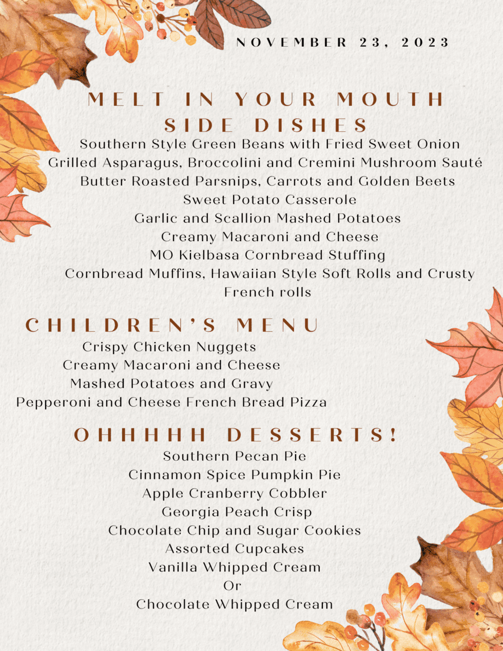 Thanksgiving at Mo • Presbyterian Mo-Ranch Assembly